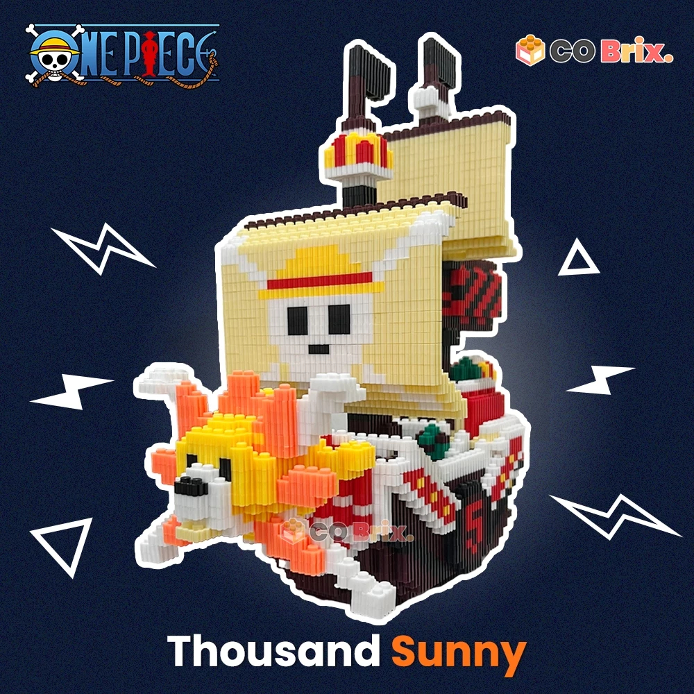 Jual Nano Block Thousand Sunny / Nano Block One Piece luffy / Nano ...