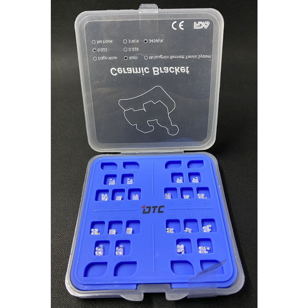 Jual DTC Ceramic Clear Bracket KUALITAS PREMIUM behel Dental Ortho ...