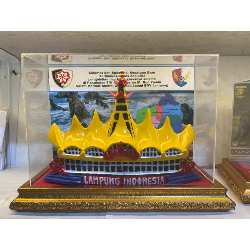 Jual MINIATUR MENARA SIGER LAMPUNG CUSTOM | Shopee Indonesia