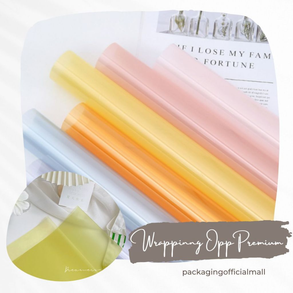 Jual WRAPPING OPP PREMIUM / CELLOPHANE / FLORIST PAPER / KERTAS BUKET ...