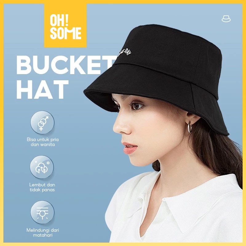 Jual OHSOME - Ohgo! Topi Bucket Hat Fashion Korean Style One Day Fisherman's Hat/bucket hat ...