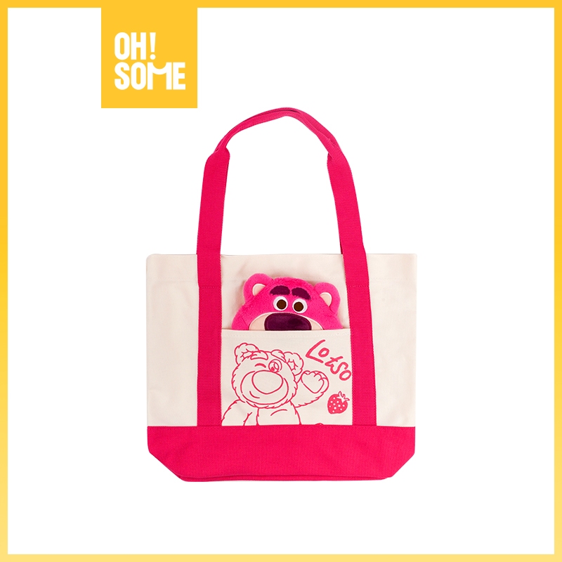 Jual 【OHSOME x Disney】- Egradable Tote Bag & Mini Purse Latso/Mike/Red ...