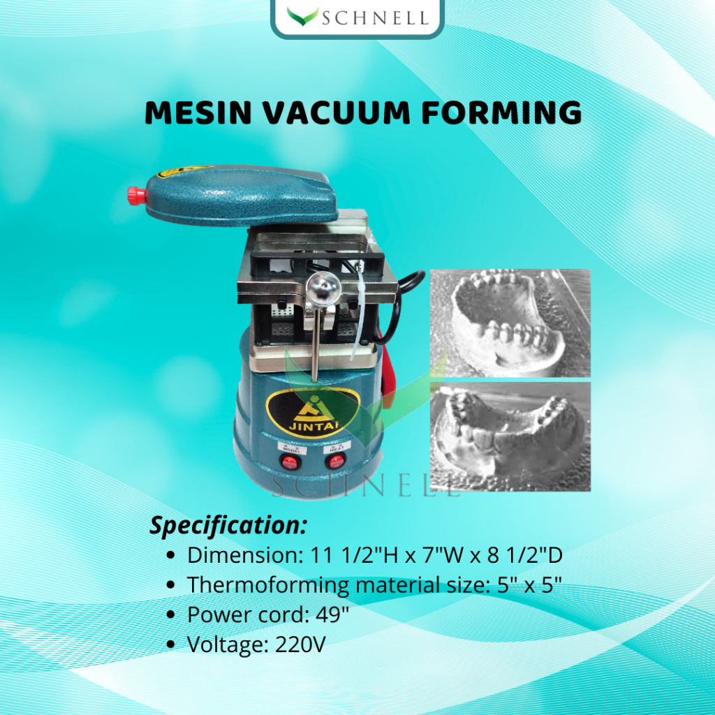 Jual Mesin vacuum forming dental/Mesin vakum vacum cetak retainer gigi ...