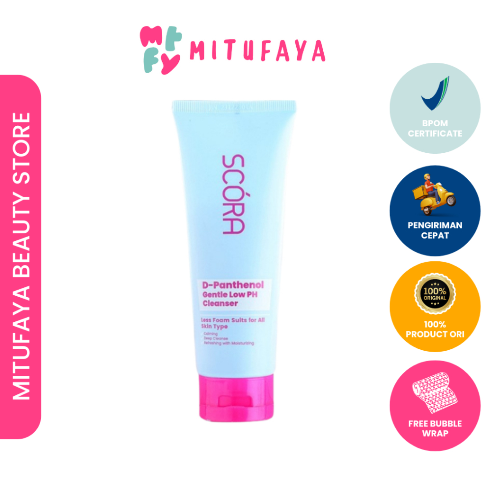 Jual MITUFAYA SCORA D-Panthenol Gentle Low PH Cleanser 100ml | Facial ...