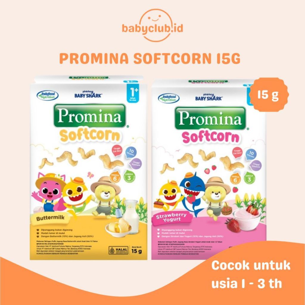 Jual Promina Softcorn Buttermilk - Strawberry Yogurt - Snack Jagung ...