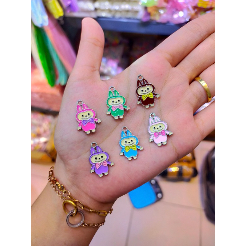 Jual Charm Enamel Alloy Liontin labubu (isi 5) | Shopee Indonesia