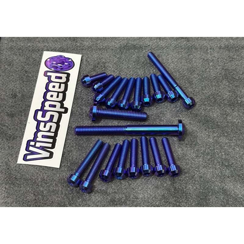 Jual Baut Titanium CVT Set Yamaha Nouvo | 20 Pcs Baut Cover CVT GR5 ...