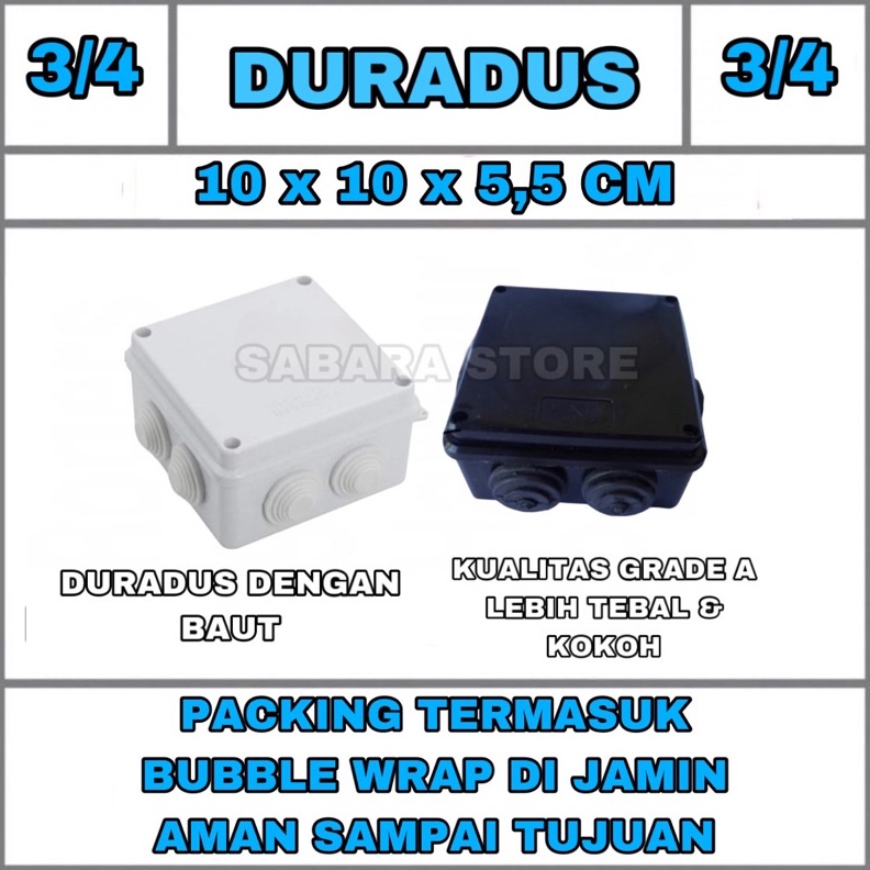 Jual Doradus Dorados Duradus Junction BOX CAMERA CCTV 34 waterproof ...