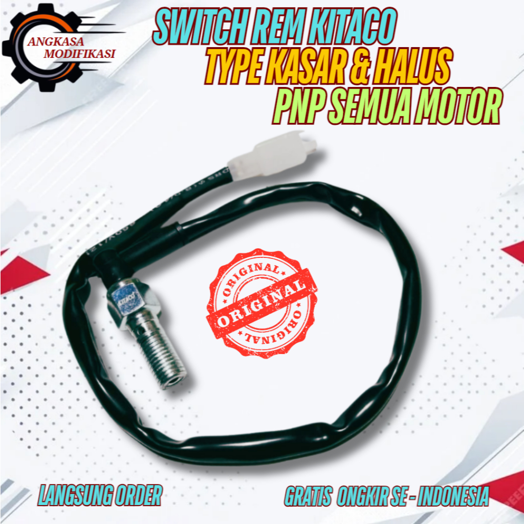 Jual Switch rem bengkok drat halus untuk master rem sensor lampu rem ...