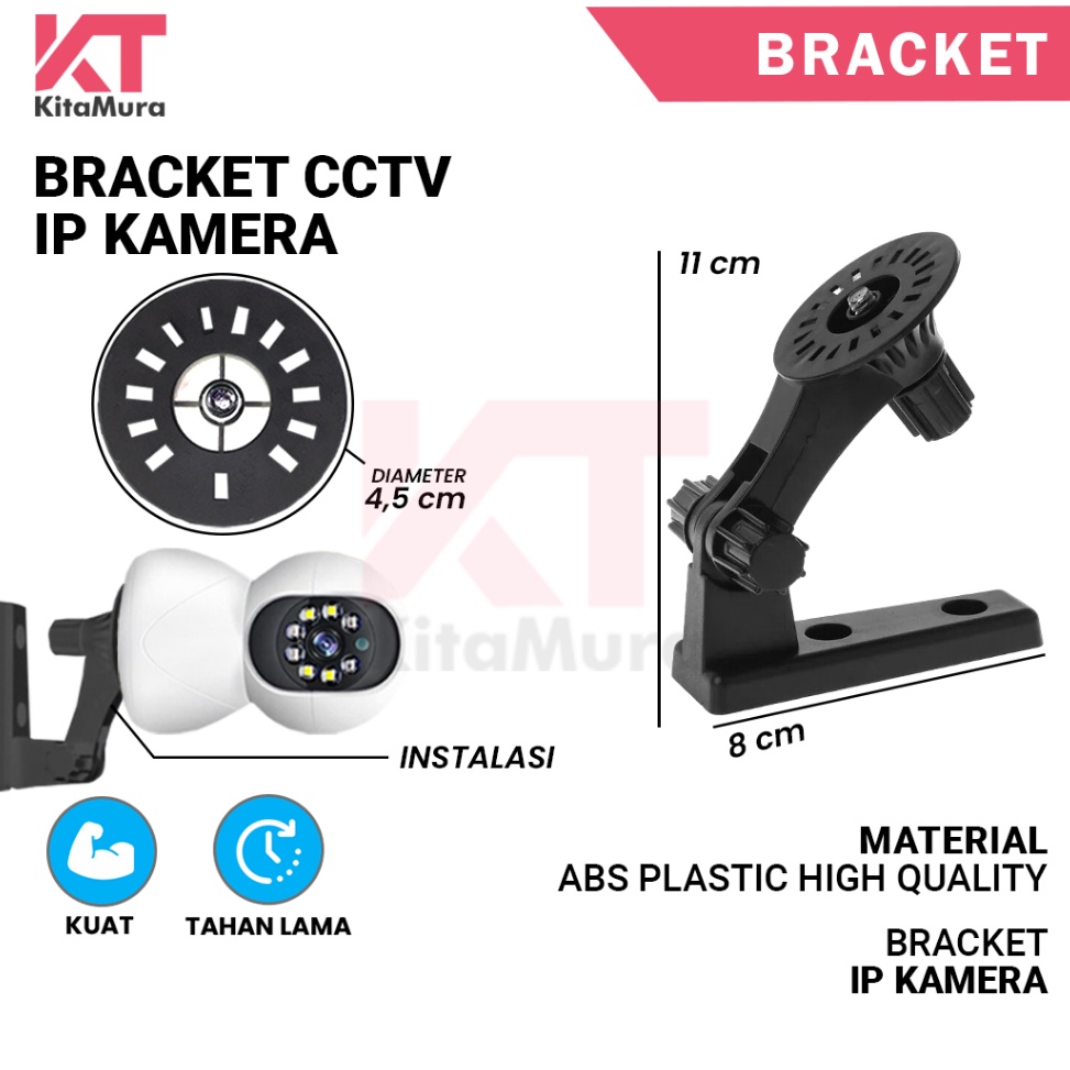 Jual Bracket Dinding CCTV Wifi IP Bracket Camera CCTV Indoor Wifi ...