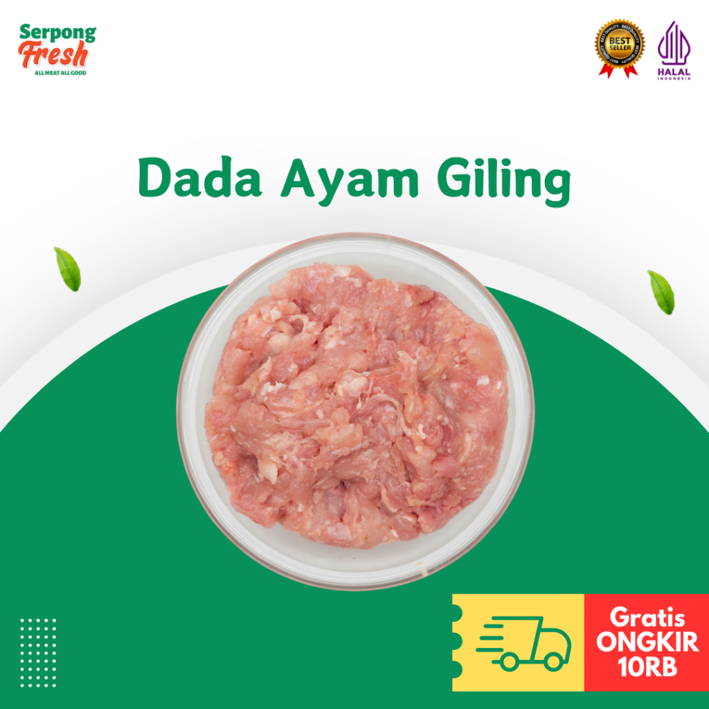 Jual Ayam Fillet Giling Cincang Dada Fresh Frozen Segar Mpasi | Shopee ...