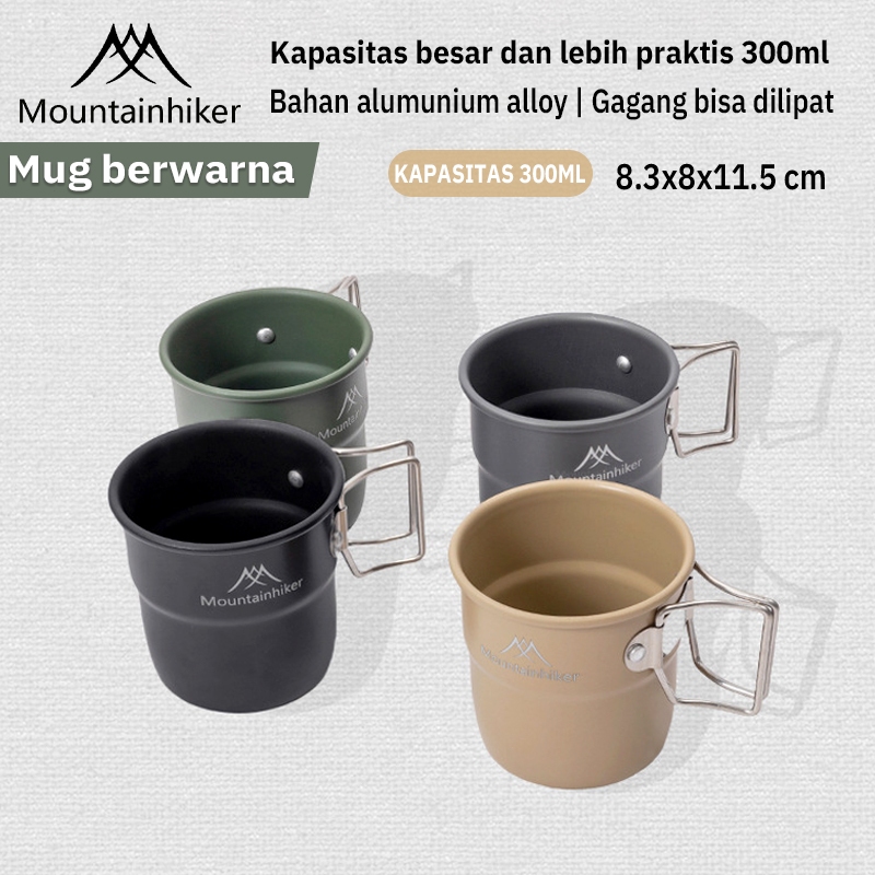 Jual Mountainhiker Mug warna cangkir air mug berbahan alumunium alloy ...