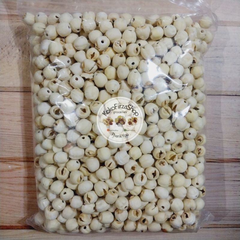 Jual Biji Teratai / Lotus Seed / lienci kering 1KG | Shopee Indonesia