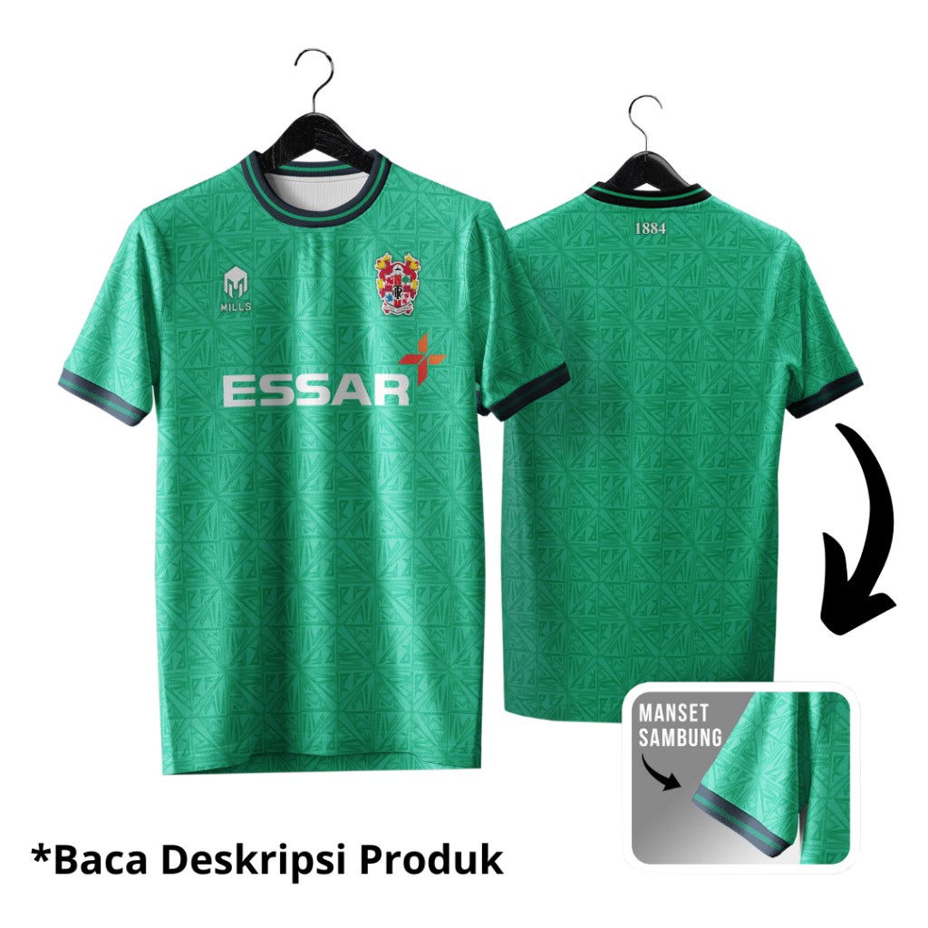 Jual Jersey Tranmere Rovers FC 2024 - 2025 Fantasy Bahan Drifit Premium ...