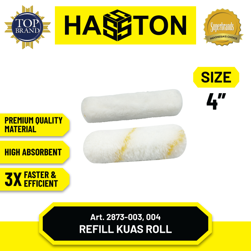 Jual Hasston Refill Bulu Kuas Rol 4" / Cage Frame Paint Rollers (2873 ...