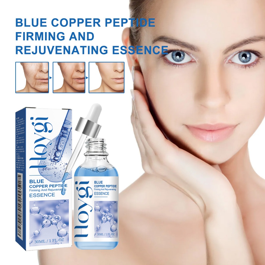 Jual Hoygi Blue Copper Peptide Fiming Essence 30ml Anti Penuaan Esensi ...