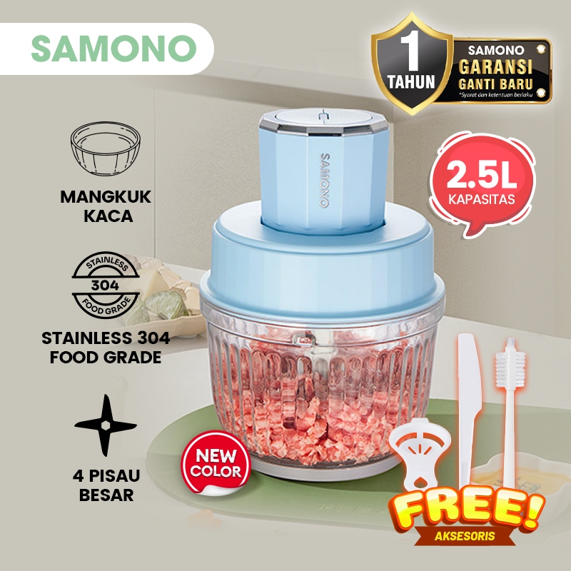 Jual SAMONO Food Chopper Multifungsi Food Processor 2.5 Liter Daya Kuat ...
