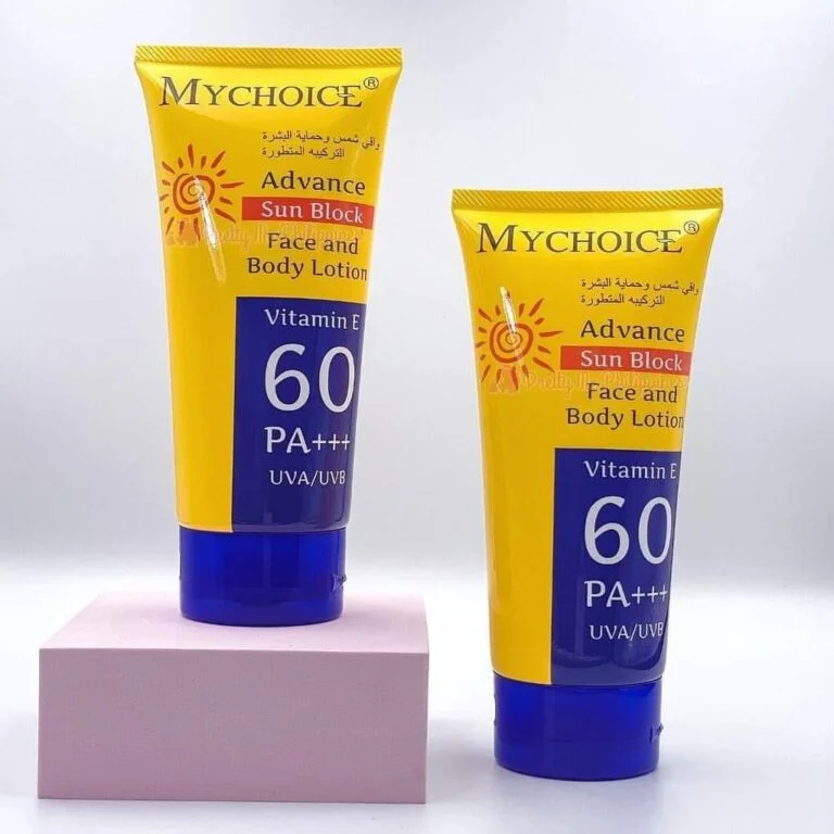 Jual MYCHOICE ADVANCE SUNSCREEN FACE&BODY LOTION VITAMIN E 60PLUS ...