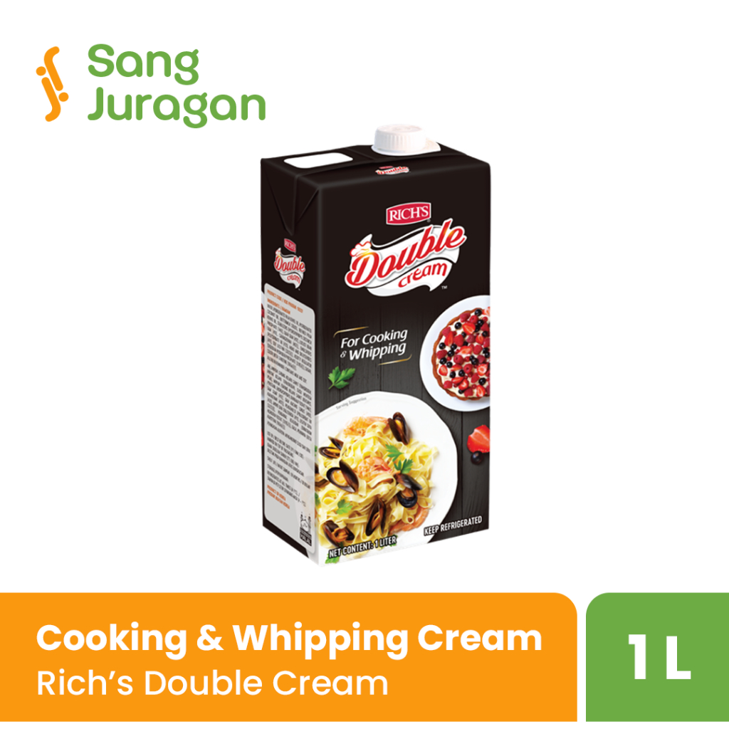 Jual Richs Double Cream Cooking Whipping Cream 1 L / Rich's / Rich ...