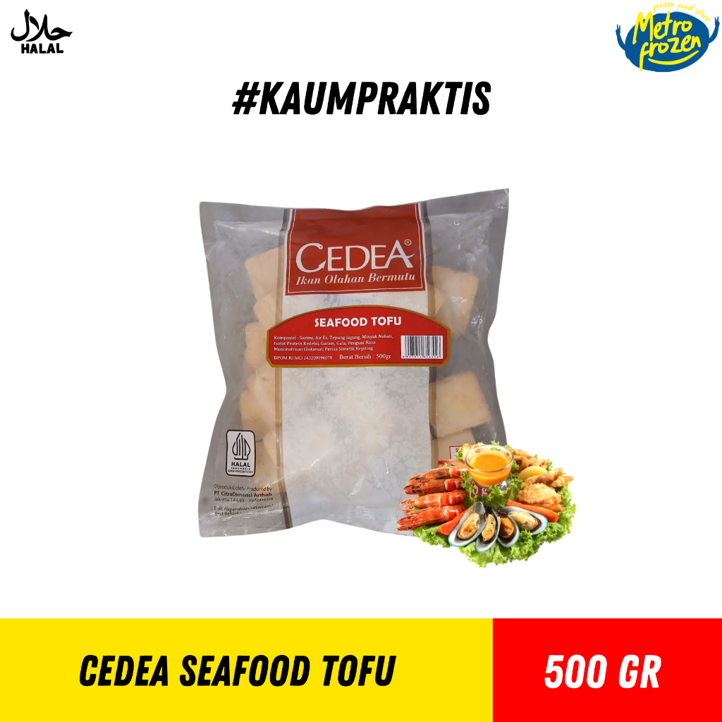 Jual Cedea Seafood Tofu 500gr | Shopee Indonesia