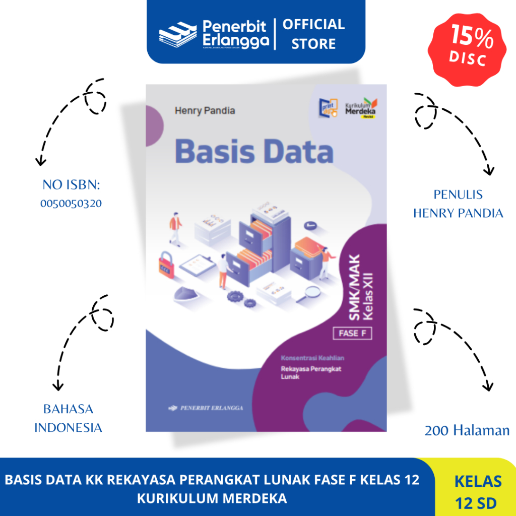 Jual Basis Data Kk Rekayasa Perangkat Lunak Fase F Kelas 12 - Kurikulum ...