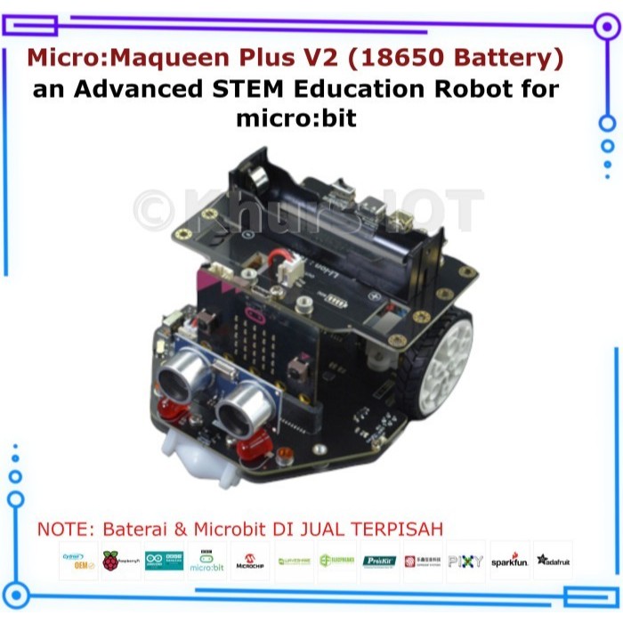 Jual Micro Maqueen Plus - an Advanced STEM Education Robot for microbit | Shopee Indonesia