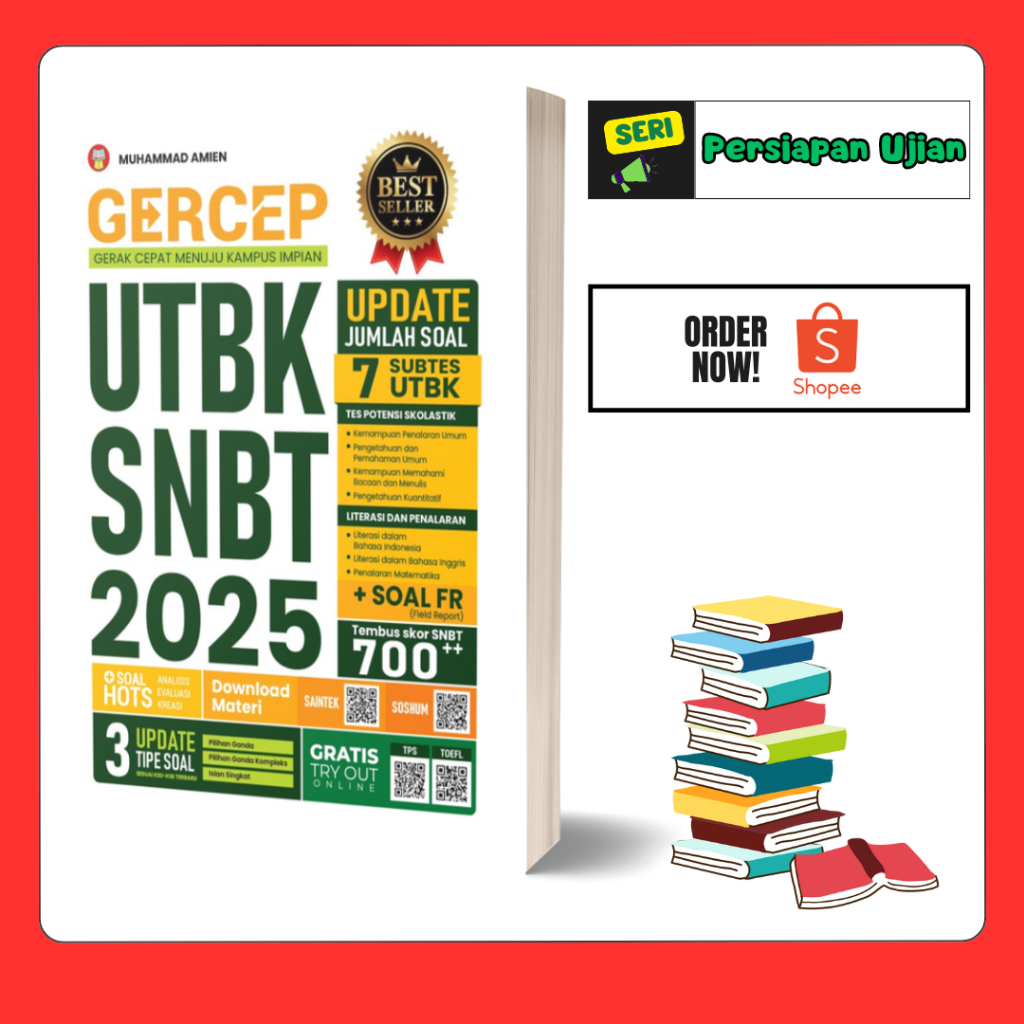 Jual Buku UTBK SNBT 2025 Seri Gercep Paling Lengkap | Shopee Indonesia