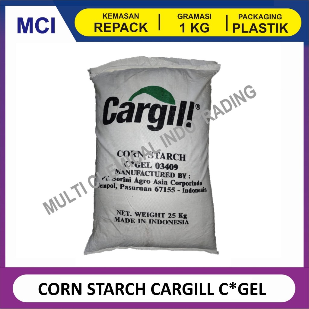 Jual CORN STARCH CARGILL C*GEL TEPUNG MAIZENA CARGILL - REPACK 1 KG ...