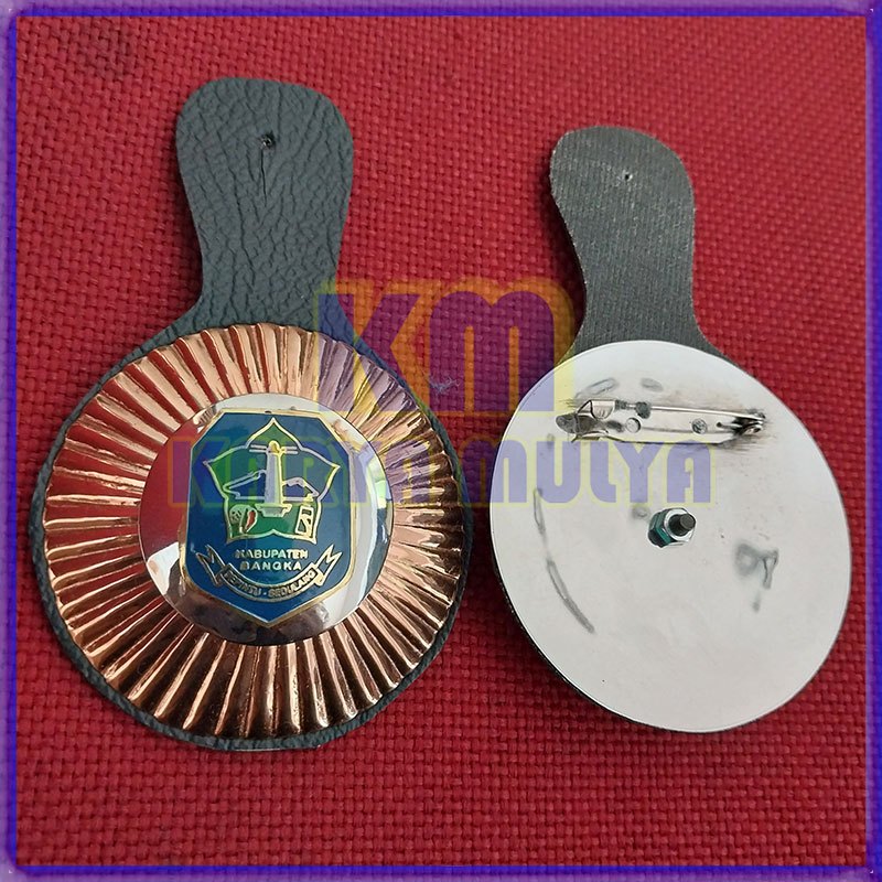 Jual Lencana Jengkolan Kabupaten Bangka Bahan Besi Warna Orange ...