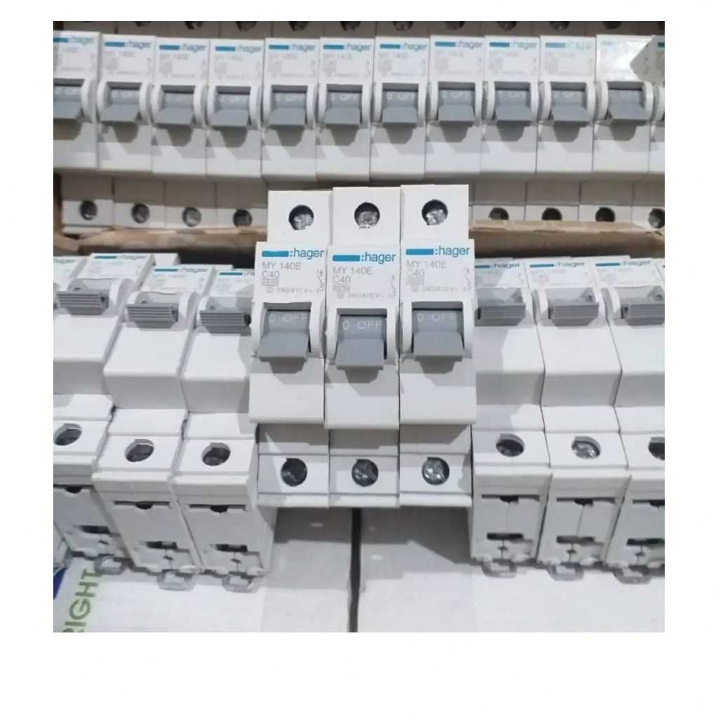 Jual Hager MCB 1P 2A 4A 6A 10A 16A 20A 25A 32A 40A SNI Original Germany Technology | Shopee ...