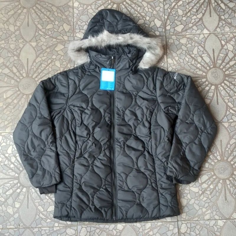 Jual Columbia Women Hooded Puffer Jacket | Shopee Indonesia