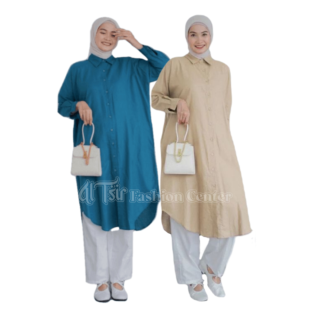Jual DWYNE TUNIK Linen Oversize Tunik Belah Belakang Kekinian | Shopee ...