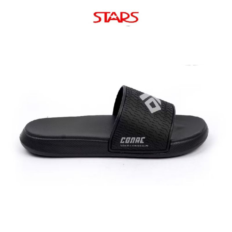 Jual CONAE sandal selop pria/remaja laki laki Gustavo black | Shopee ...