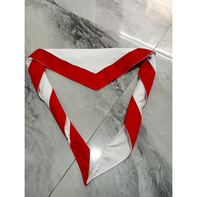 Jual GROSIR!! HASDUK DOBEL PRAMUKA MERAH PUTIH kwalitas super | Shopee ...