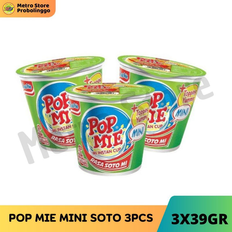 Jual POP MIE MINI RASA SOTO AYAM 3PCS | Shopee Indonesia