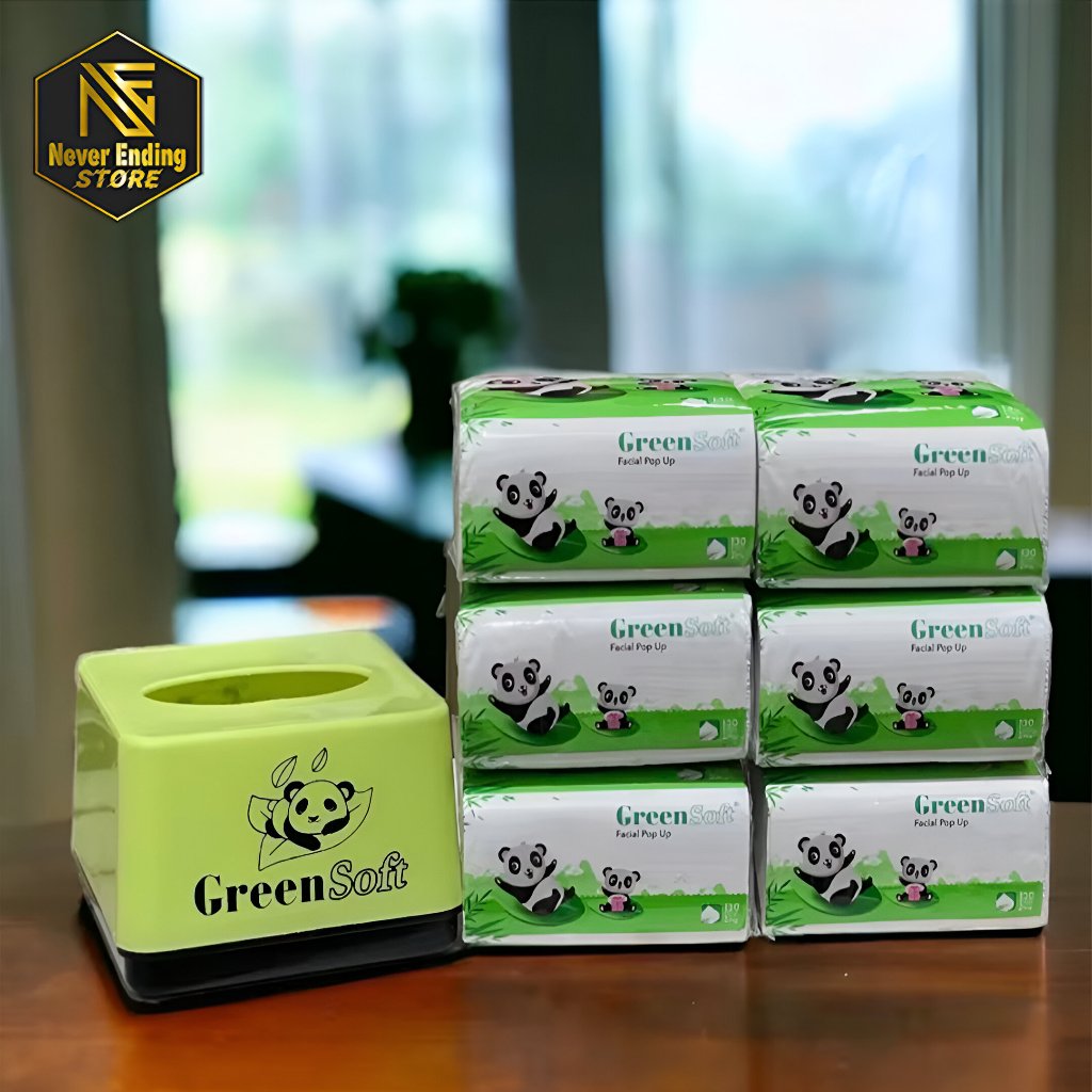 Jual Tisu Green Soft 6pcs 130shet 2ply + Free Kotak | Shopee Indonesia
