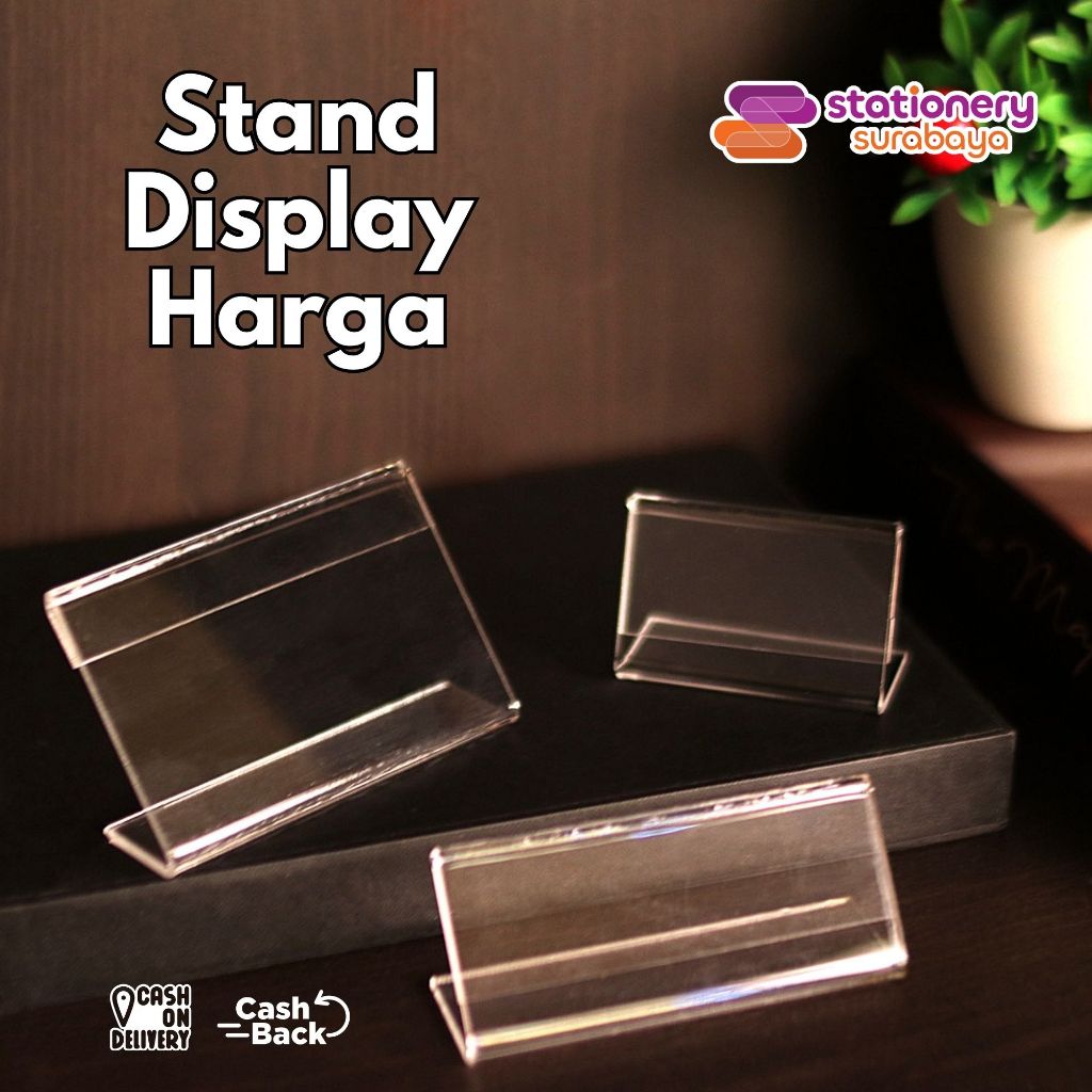 Jual Acrylic akrilik price tag label nama tent card label harga lebel ...