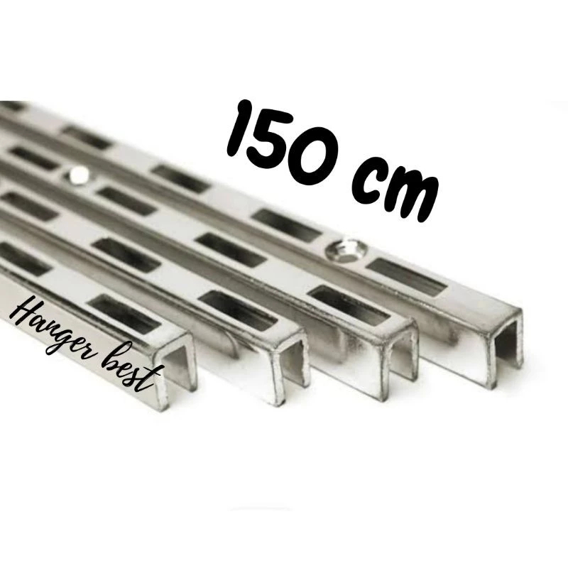 Jual Tiang Bracket Stainless 150 cm | Tiang Rel Bracket 1,5 Meter ...