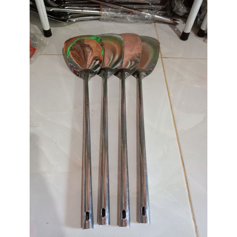 Jual KODEK BESI BESAR / SPATULA STAINLESS CIREBON / KODEK GAGANG ...