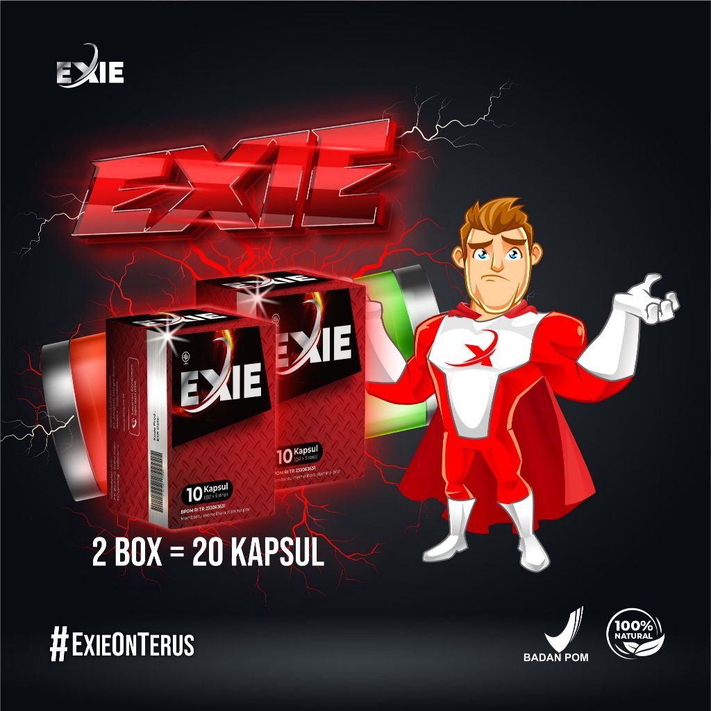 Jual Exie Kapsul Stamina Pria: Panax Ginseng, Tongkat Ali - Original ...
