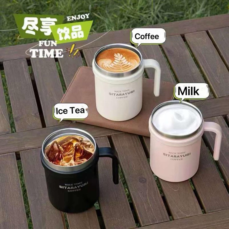 Jual Sitarayuri with Handle Vaccuum Insulated bottle 500ml [Free Sikat ...