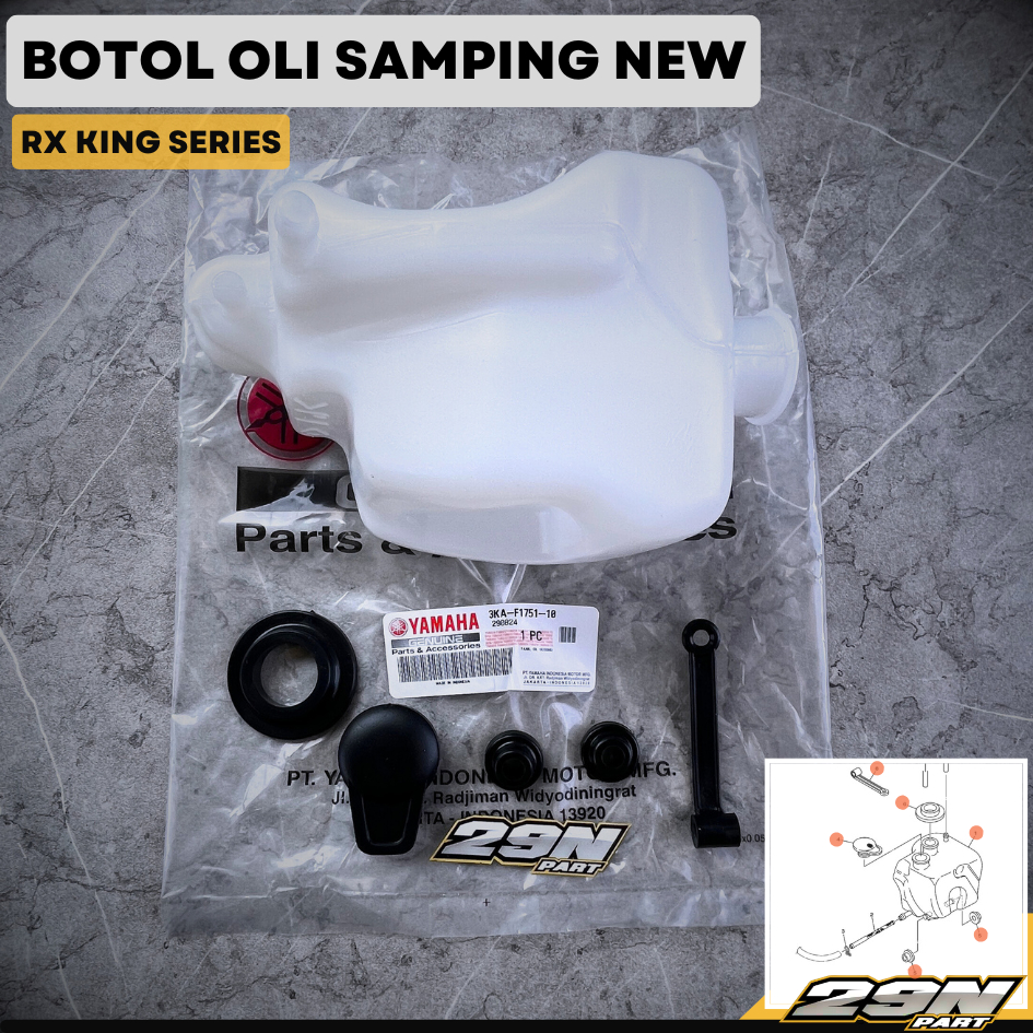 Jual Botol Tabung Oli Samping Olsam RX King RXKING ORIGINAL | 3KA-F1751-10 | Shopee Indonesia