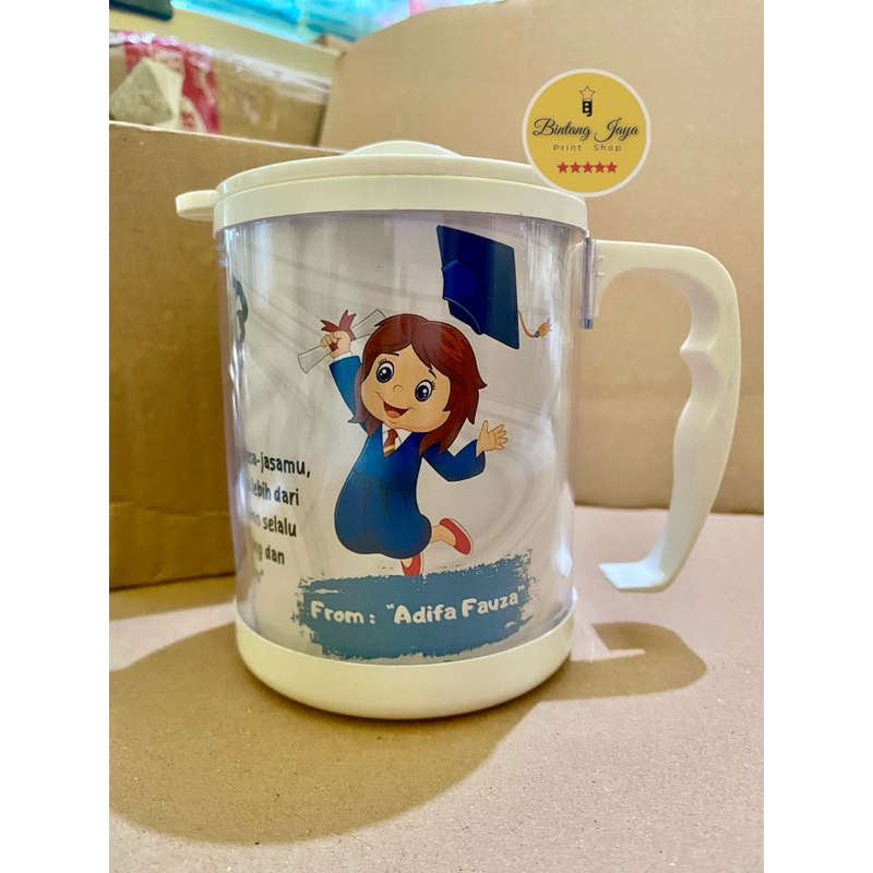 Jual MUG AKRILIK CUSTOM WISUDA | Shopee Indonesia