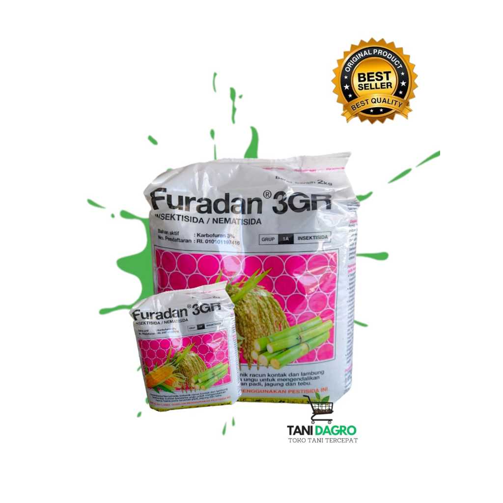 Jual Insektisida Nematisida Furadan 3 GR Berfungsi Pengendalian hama ...