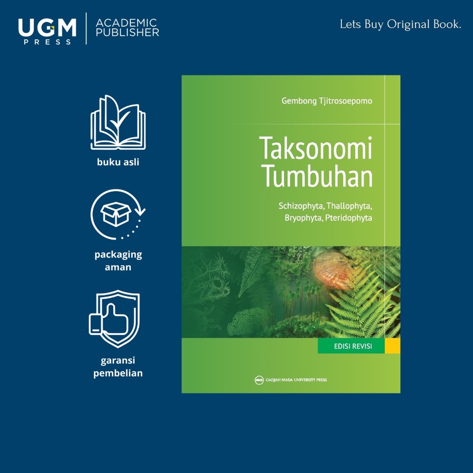 Jual Taksonomi Tumbuhan Schizophyta Thallophyta Bryophyta Pteridophyta ...