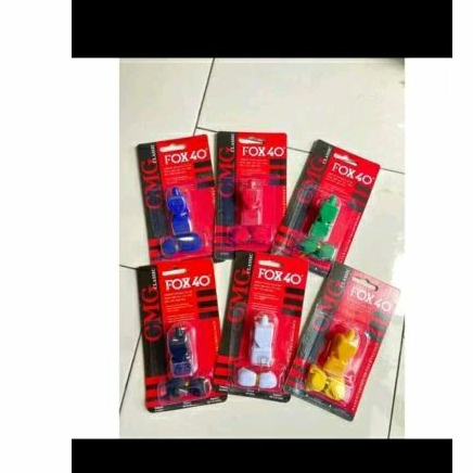 Jual peluit wasit, peluit pramuka whistie fox 40 classic parkir fox 40 ...