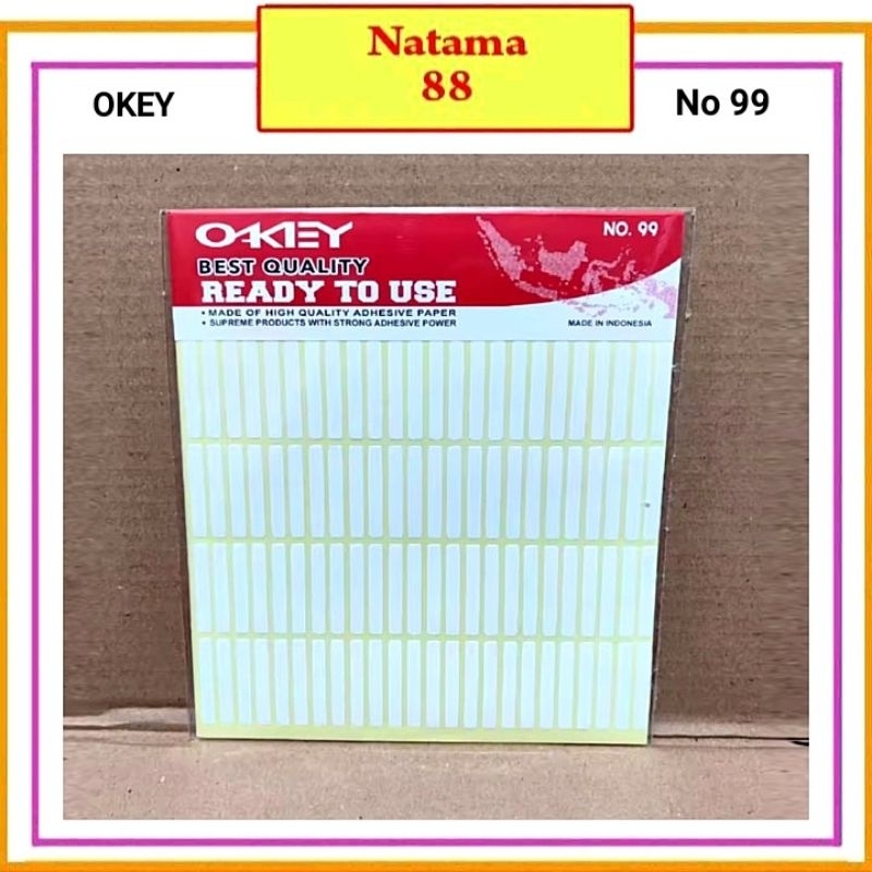 Jual 1 Pak Label Tempel Okey ( 3 Pilihan ) | Shopee Indonesia