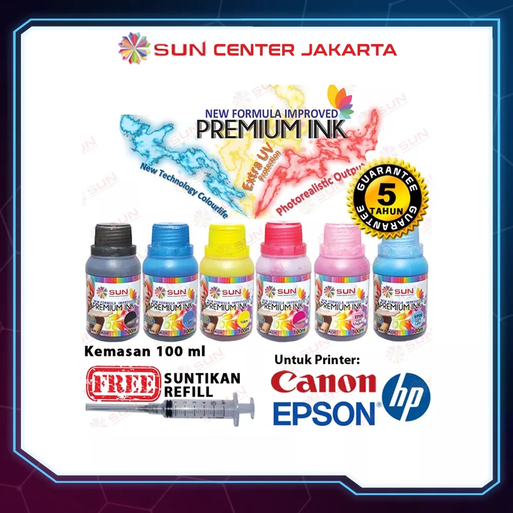 Jual Tinta Refill Epson 3 664 673 Tinta Canon IP277 79 1 Tinta 67 6 ...