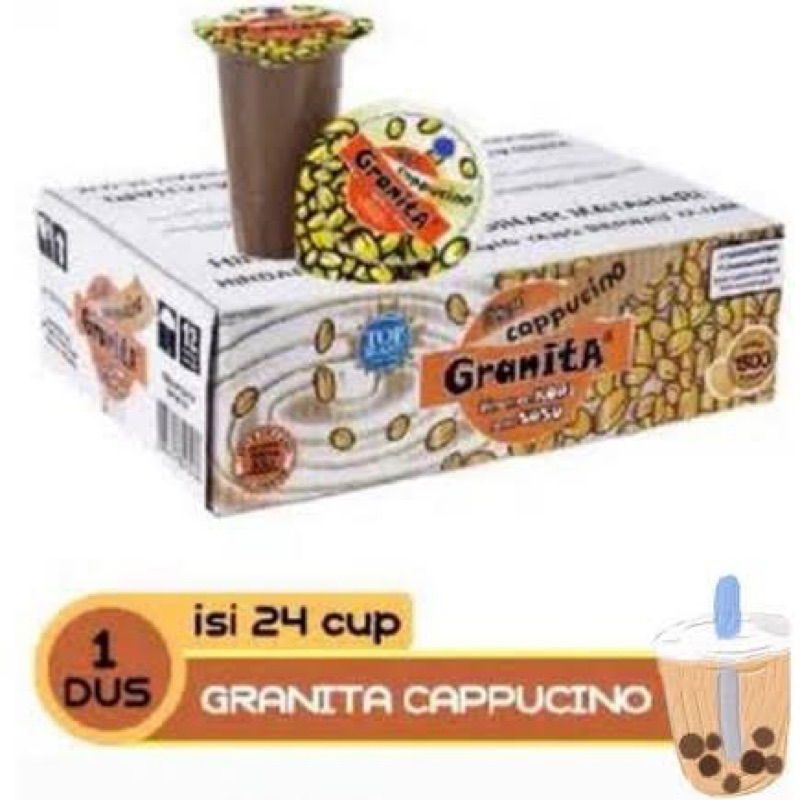 Jual GRANITA KOPI CAPUCINO DUS ISI 24 PCS | Shopee Indonesia