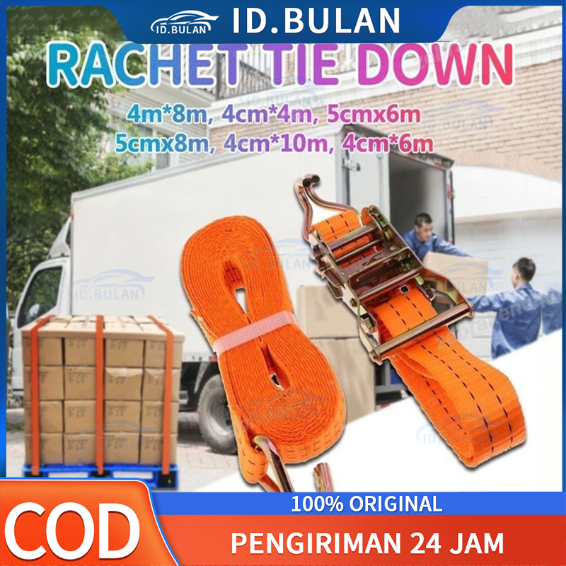 Jual 10 Ton Tali Kecepatan Ratchet Tie Down 4 cm x 6M/8M/10M 5CMx 6M/8M ...